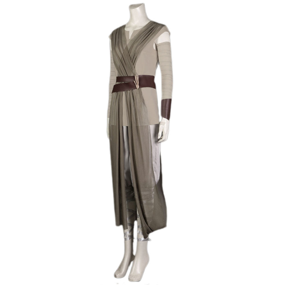 Star Wars The Rise of Skywalker Rey Full Set Cosplay Halloween Costume ...