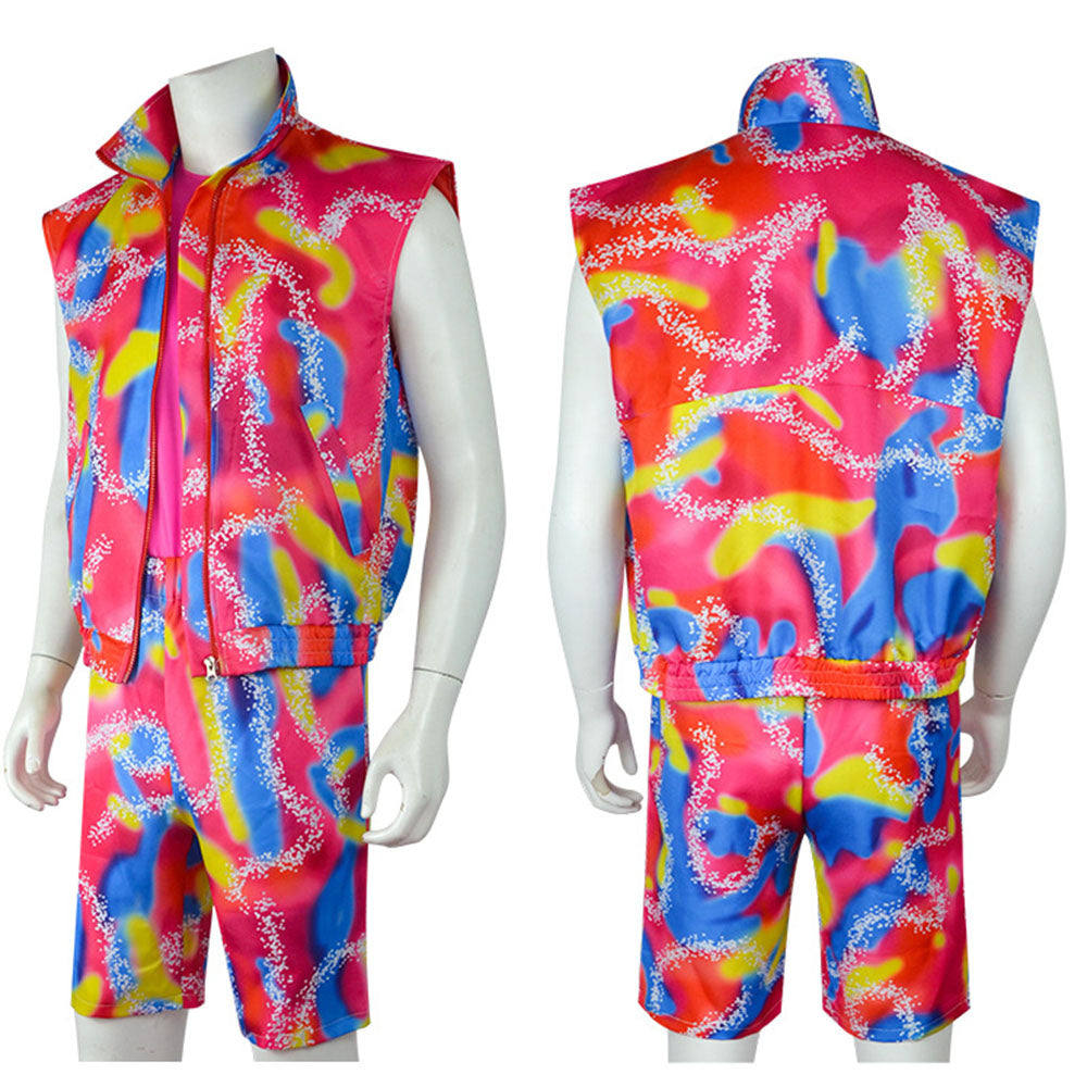 Men and Kids Barbie Costumes Ken Roller Skating Sports Cosplay Set ...