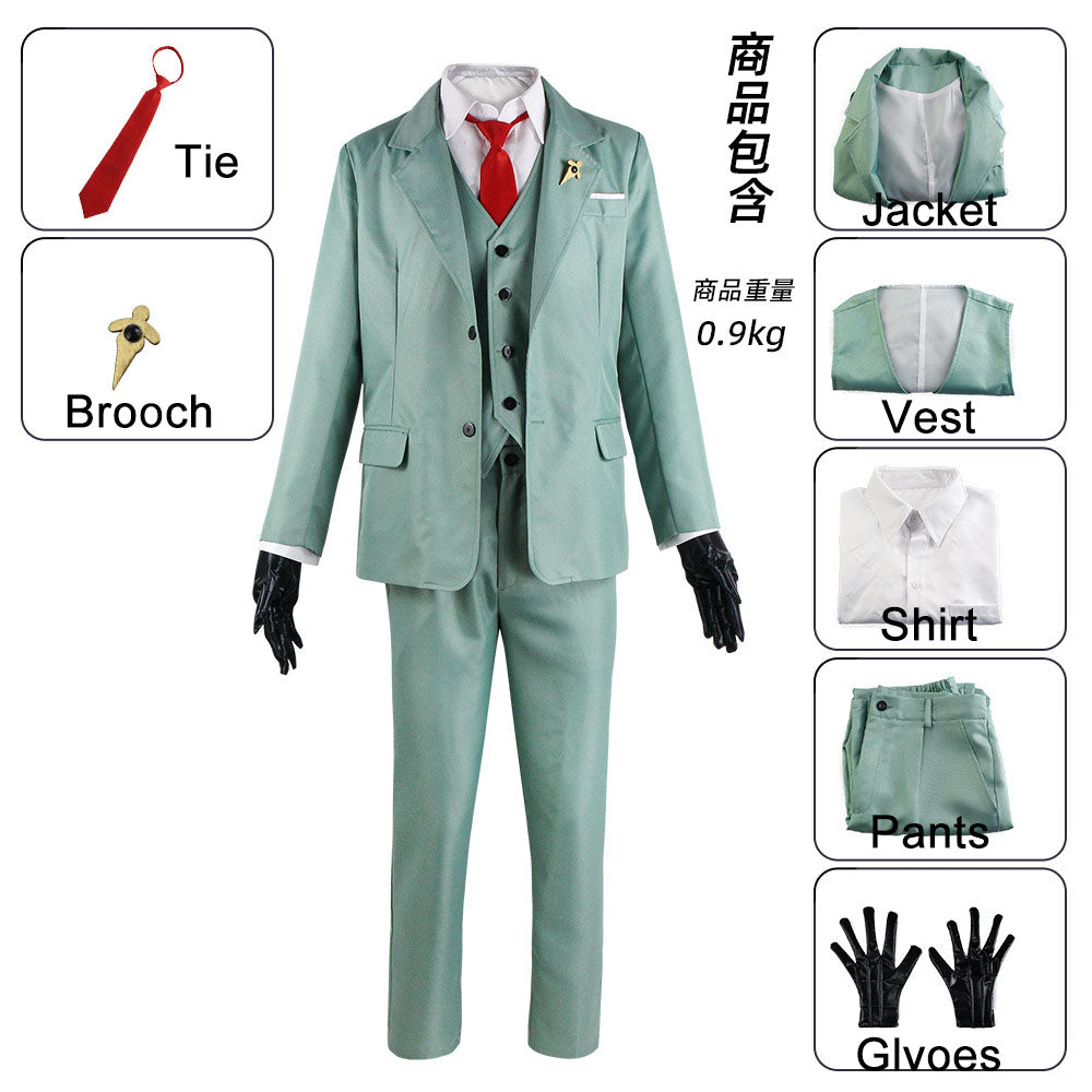 Anime Spy x Family Costume Loid Forger Cosplay full Suits with Accesso ...