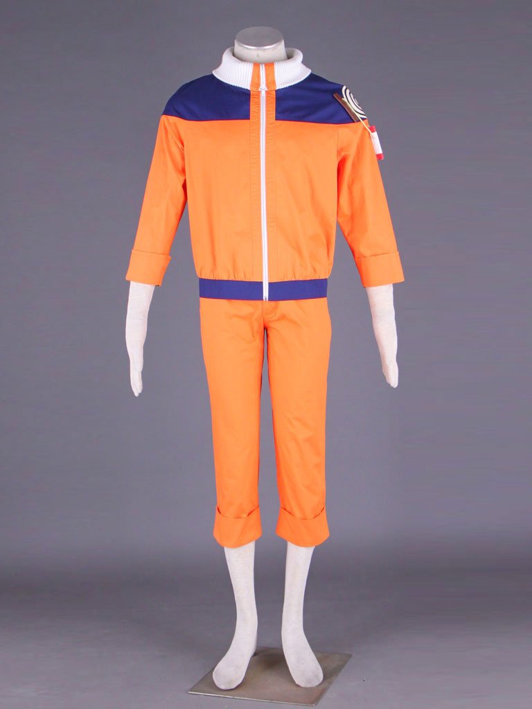 Men and Kids Anime Naruto Costume Uzumaki Naruto Cosplay Sets and Acce ...
