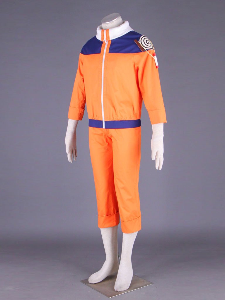Men and Kids Anime Naruto Costume Uzumaki Naruto Cosplay Sets and Acce ...