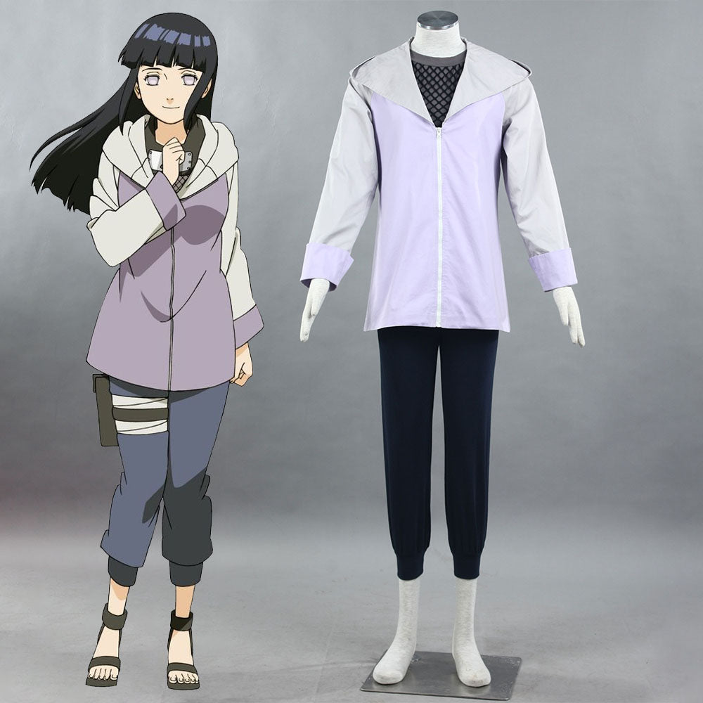 Anime Naruto Shippuden Hyuga Hinata Cosplay full Outfit for Women and ...